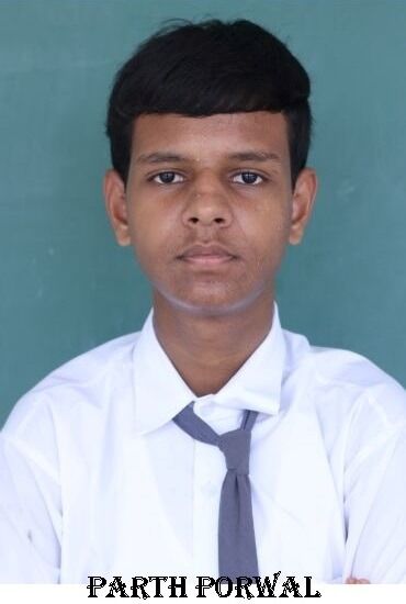मॉडल स्कूल के पार्थ पोरवाल ने 96.60% अंकों के साथ किया विद्यालय टॉप ...